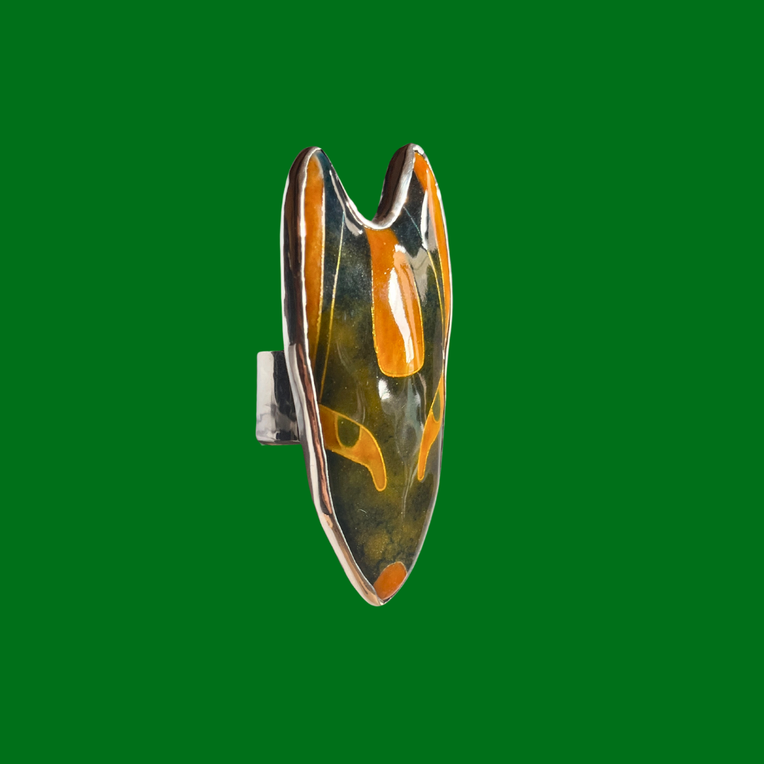 Abyssinian Kitty Ring - Cloisonné Enamel – SEAPONYCOUTURE