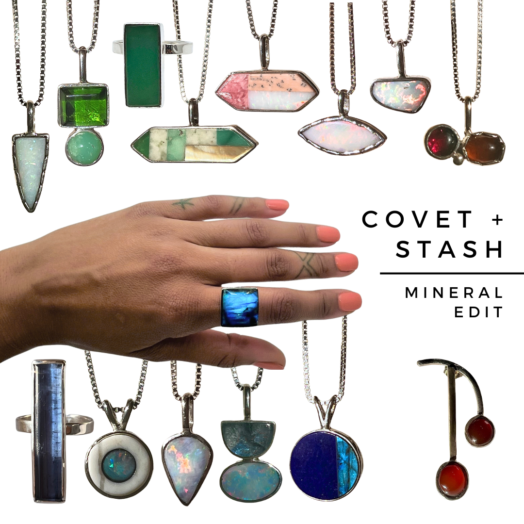 Opal Shield Necklace – SEAPONYCOUTURE